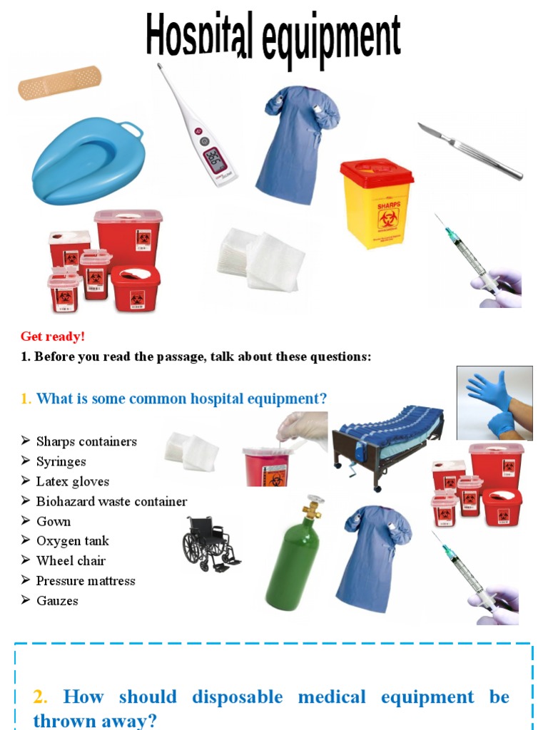 Hospital Equipment | PDF | Surgical Suture | Surgery