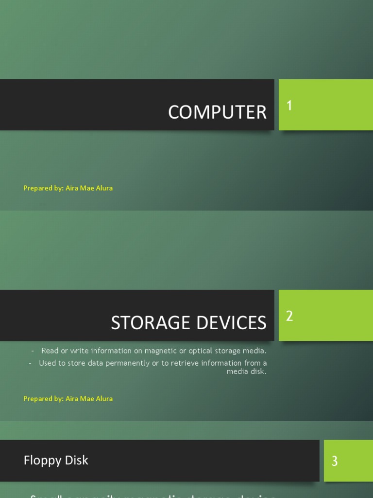 Introduction To ICT (Part 5) | PDF | Flash Memory | Computer Data Storage