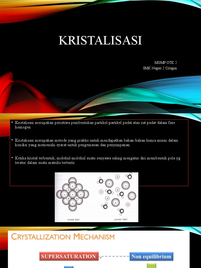 KRISTALISASI | PDF | Sains & Matematika