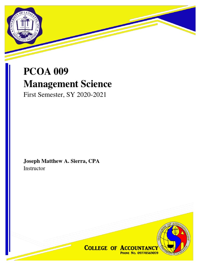 Module 3 Management Science | PDF | Inventory | Demand