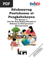 EPP5 - ICT-ENTREP - Q1 - WEEK2 - Module2 (9pages) | PDF