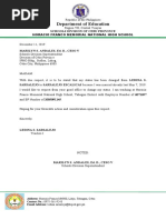DepEd Letter of Reinstatement | PDF