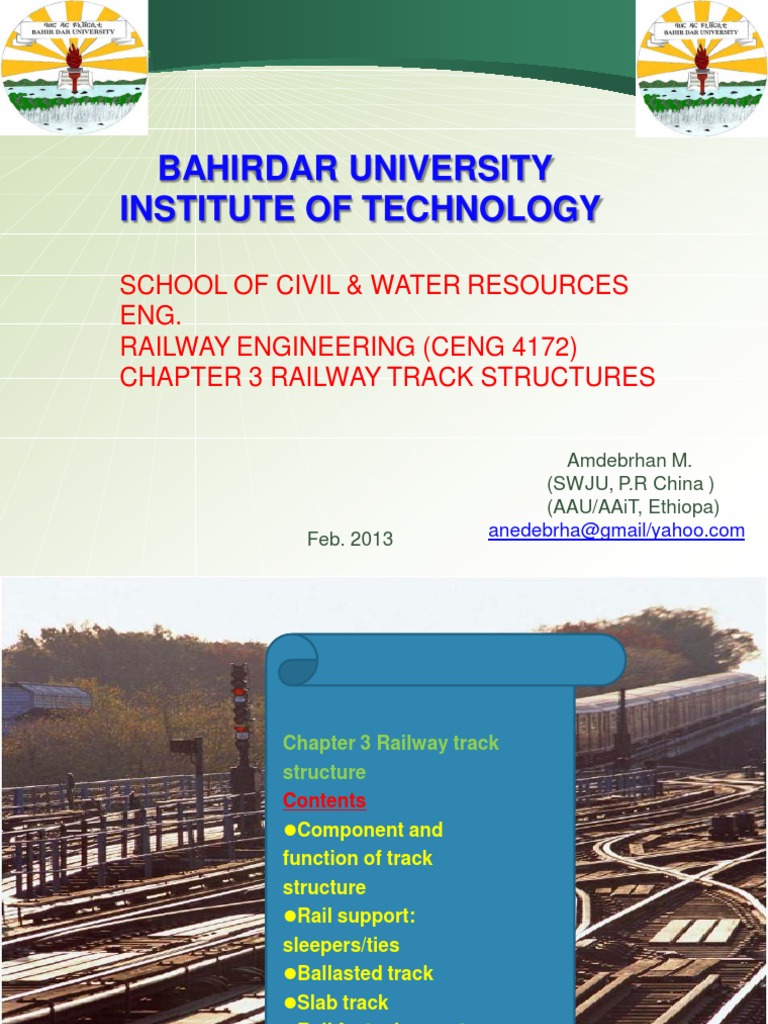 Chapter 3 Track | PDF | Track (Rail Transport) | Rail Transport
