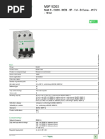 Schneider C60 Dan C120 MCB | PDF | Electric Current | Power Engineering