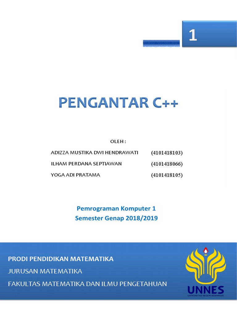 Pemrograman & Algoritma C++ | PDF