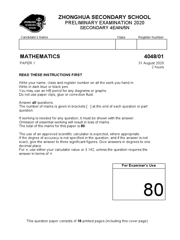ZHSS P1 | PDF | Angle | Area