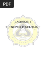 Contoh - Lampiran Skripsi | PDF
