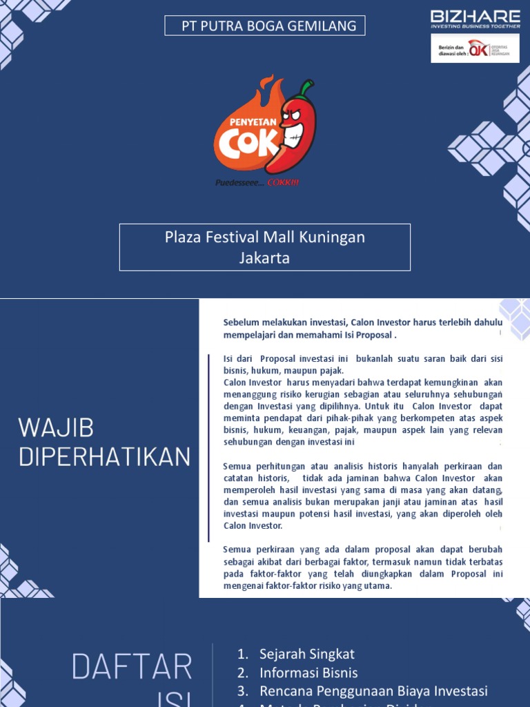 Plaza Festival Mall Kuningan Jakarta: PT Putra Boga Gemilang | PDF