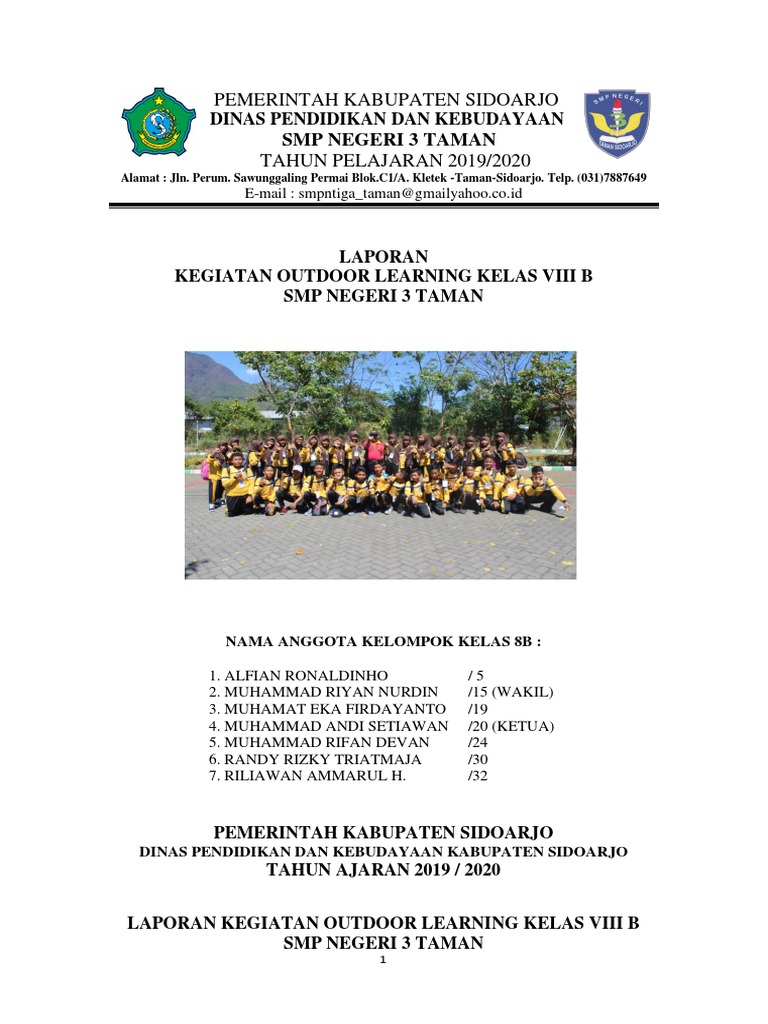 Laporan Kegiatan Odl | PDF