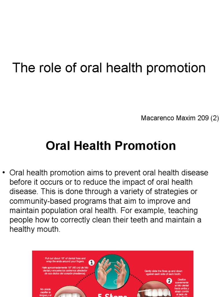 Promoting Population Oral Health Through Prevention and Education | PDF ...