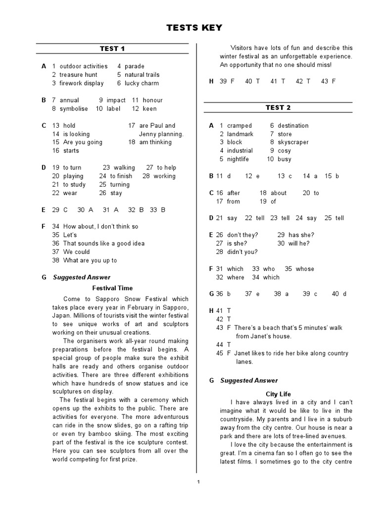 Spark 4 Tests KEY | PDF | Wassily Kandinsky | Sculpture