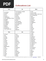 Ditransitive Verbs (List) | PDF | Verb | Object (Grammar)