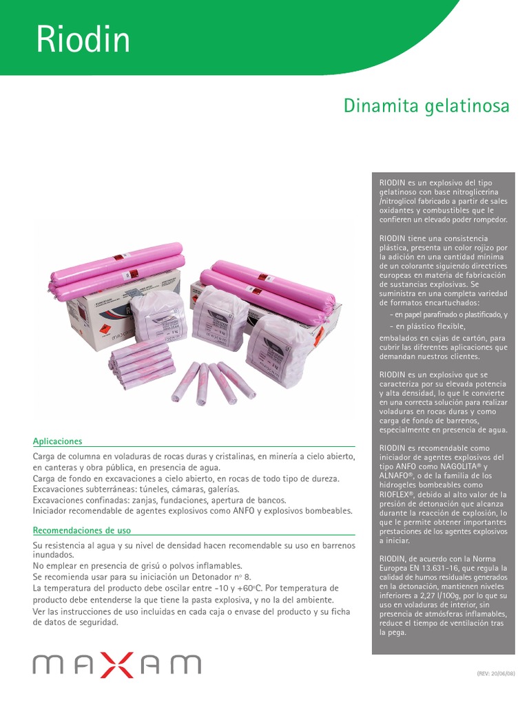 Riodin | PDF | Cantidades fisicas | Materiales