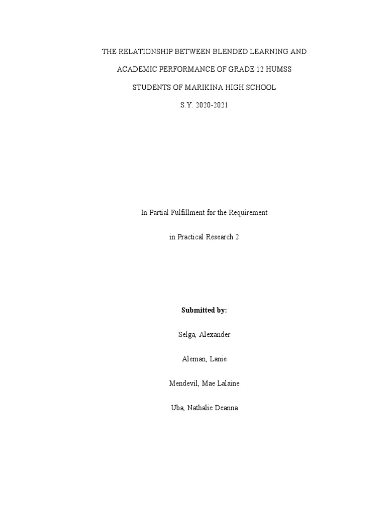 GROUP 6 HUMSS A DISIPLINA Research Paper | PDF | Educational Technology ...
