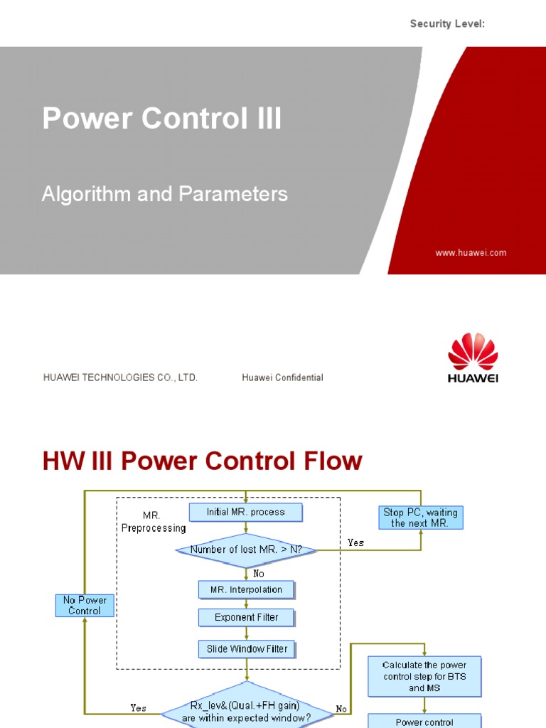 Power Control III: Algorithm and Parameters | PDF | Signal Processing ...