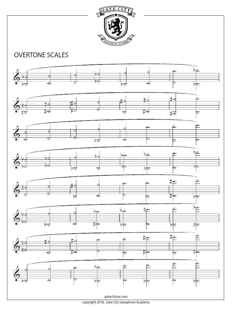 Sax Overtone Scales | PDF