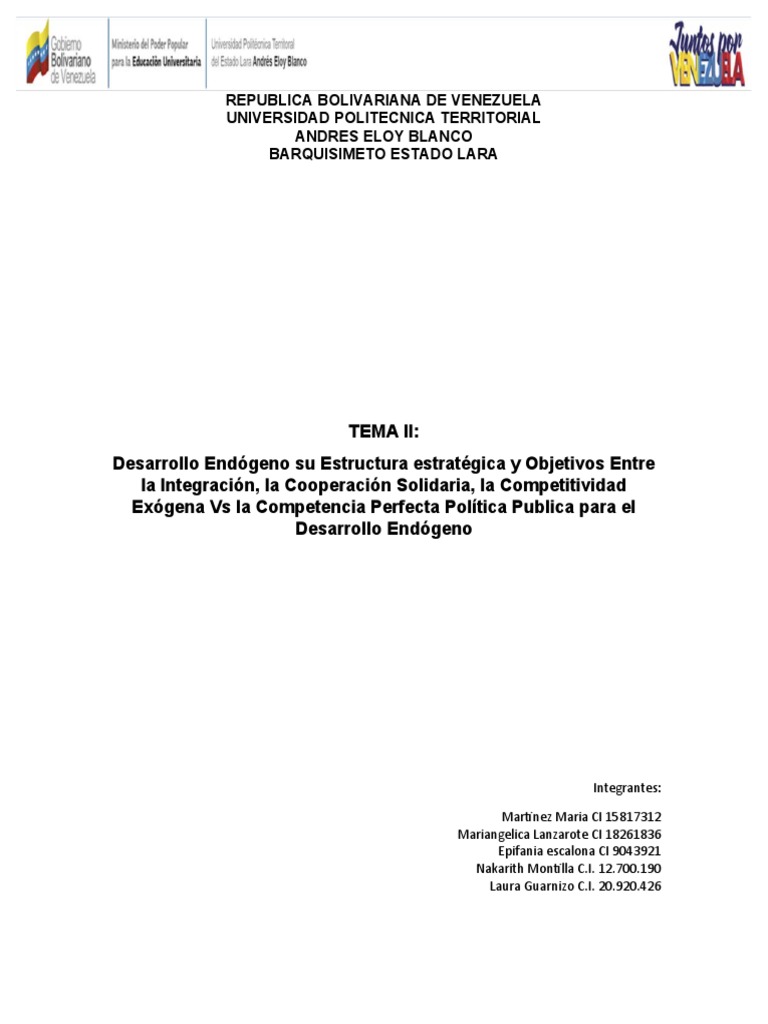 Grupo 1 - Unidad Ii - Informe de Electiva | PDF | Ciencias económicas | Crecimiento económico