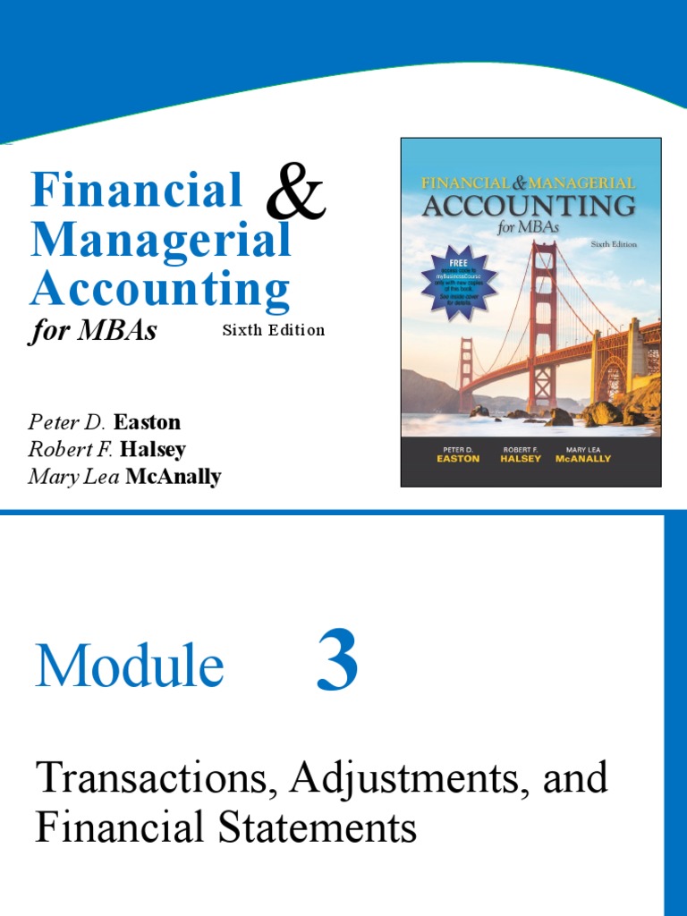 Financial Managerial Accounting: For Mbas | PDF | Retained Earnings | Debits And Credits