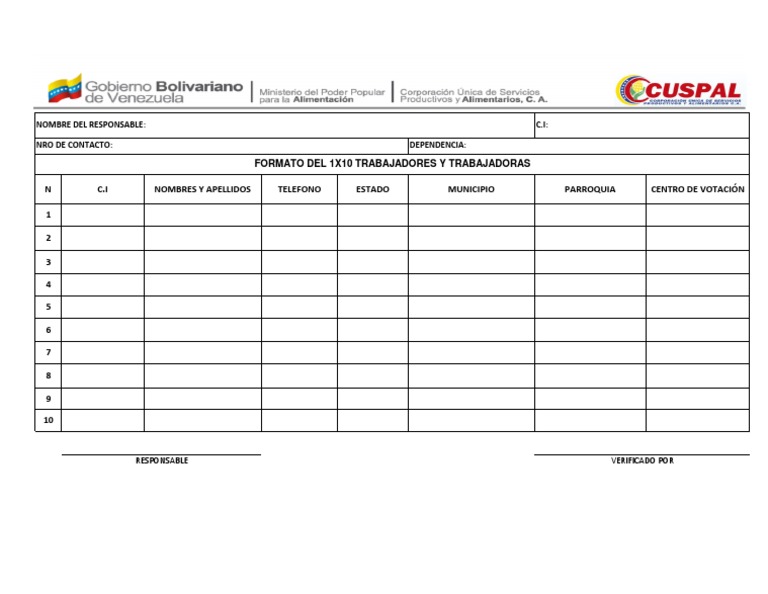 Formato de 1x10 | PDF