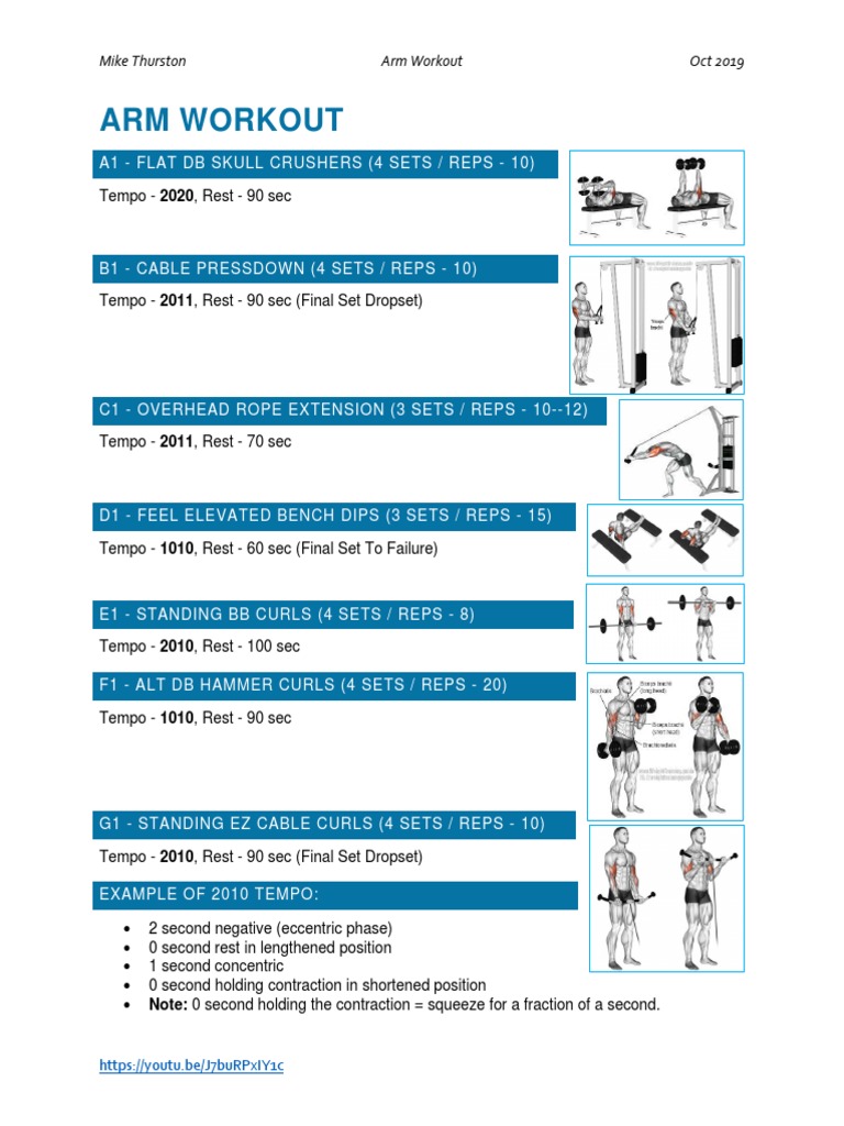 Arm Workout | PDF