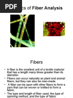 Fiber Examination Techniques in Forensics | PDF | Microscopy | Fibers