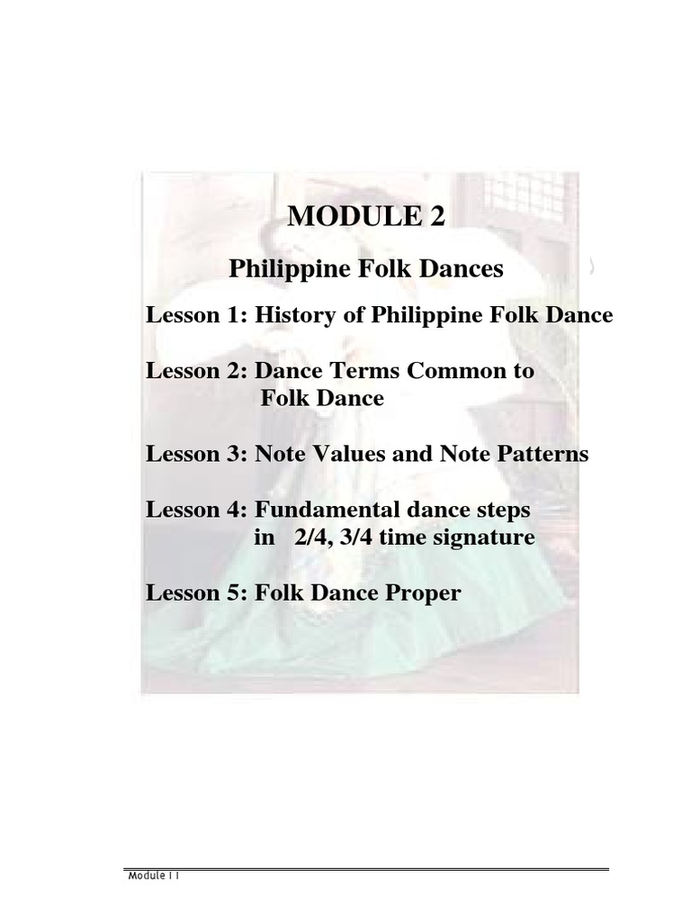 Philippine Folk Dances | PDF | Dances | Foot