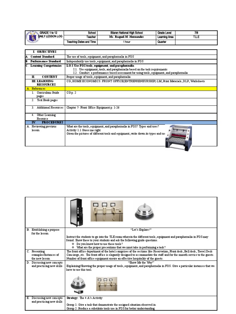 FOS Daily Log 4 | PDF | Concept | Communication