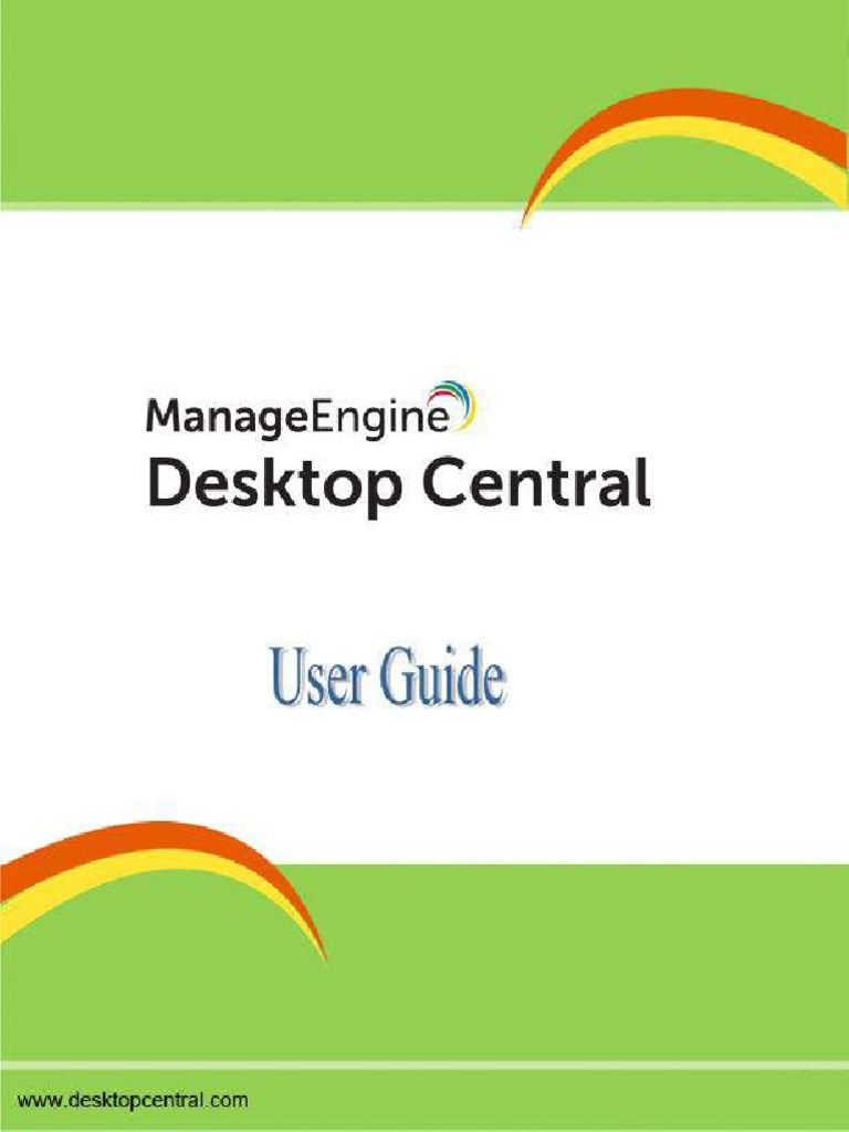 ManageEngine Desktop Central | PDF | Active Directory | Microsoft Windows