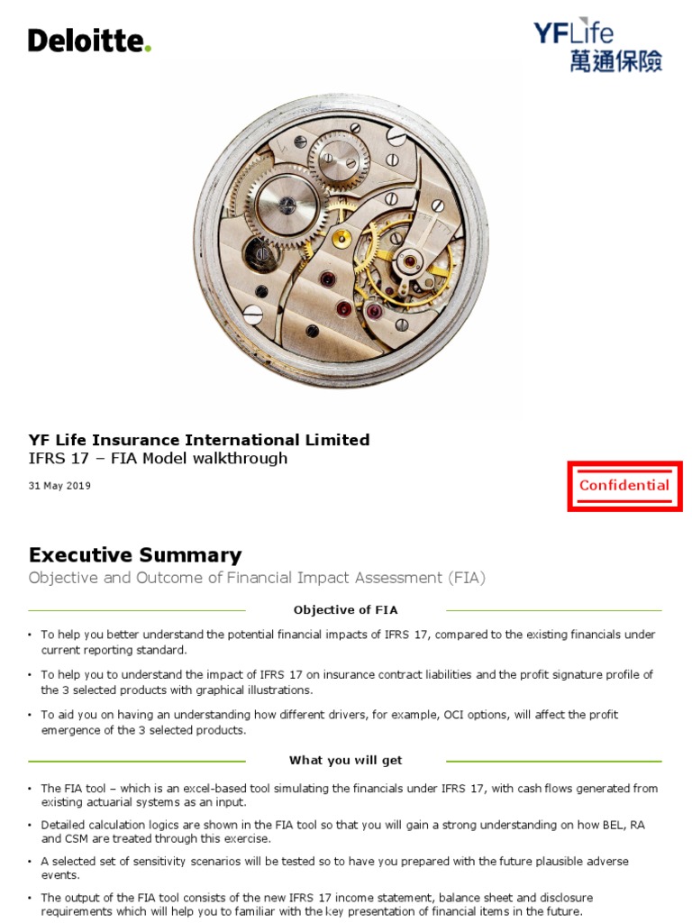 YF Life Insurance International Limited: IFRS 17 - FIA Model ...