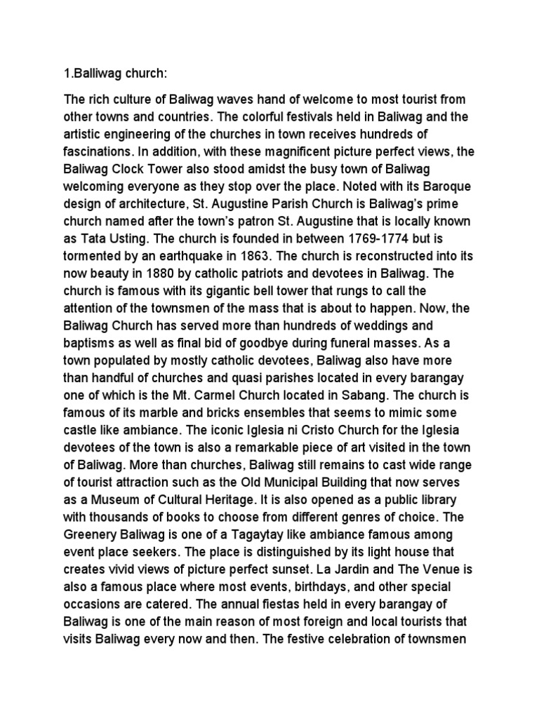 Baliuag History | PDF