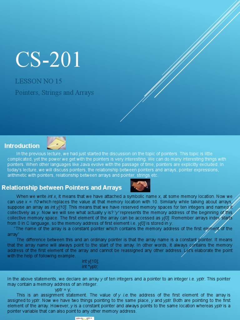 Pointers Arrays And Strings An In Depth Guide To Pointer Concepts In 