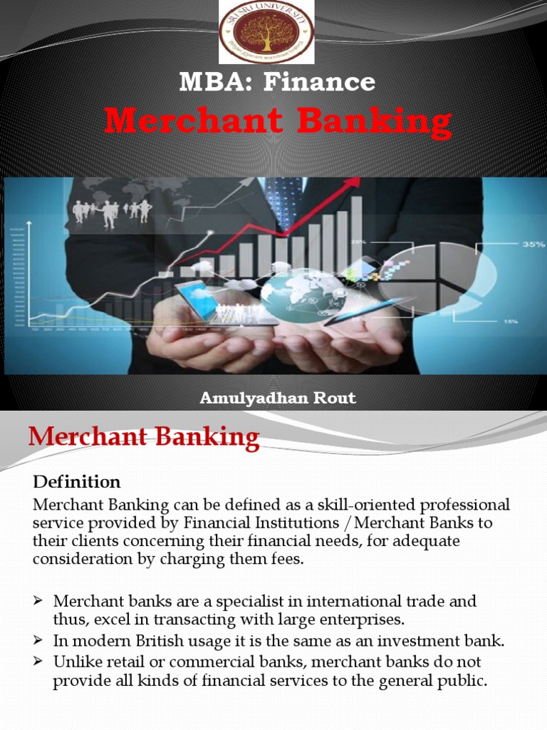 Overview of Merchant Banking in India | PDF | Investment Banking ...
