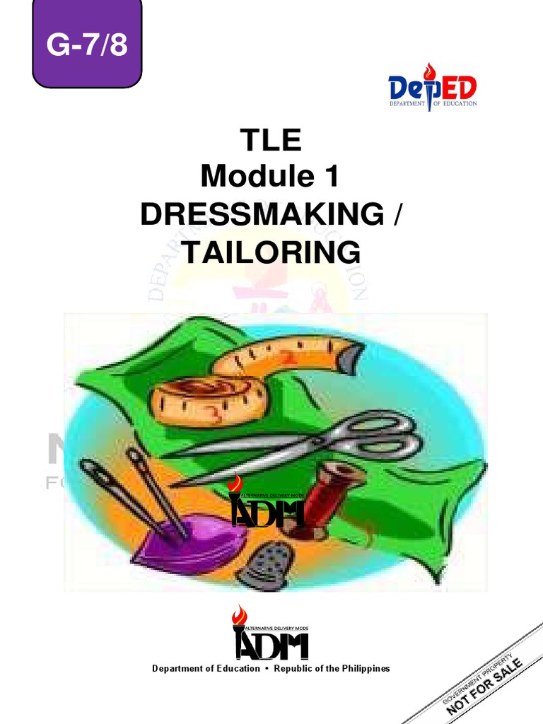 TLE Dressmaking / Tailoring: Department of Education - Republic of The ...