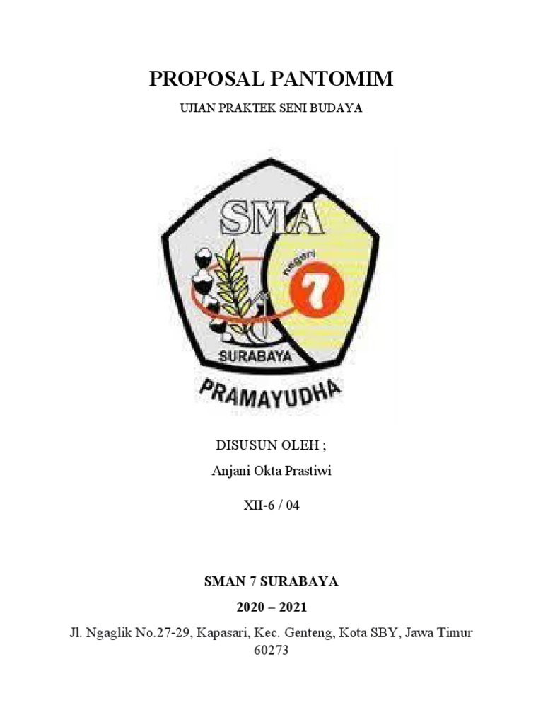 Proposal Pementasan Pantomim 2021 | PDF | Seni | Klasik