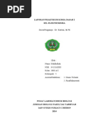 Laporan Praktikum Kimia Sel Elektrolisis | PDF