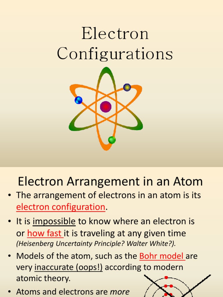 Understanding Electron Configurations | PDF | Electron Configuration ...