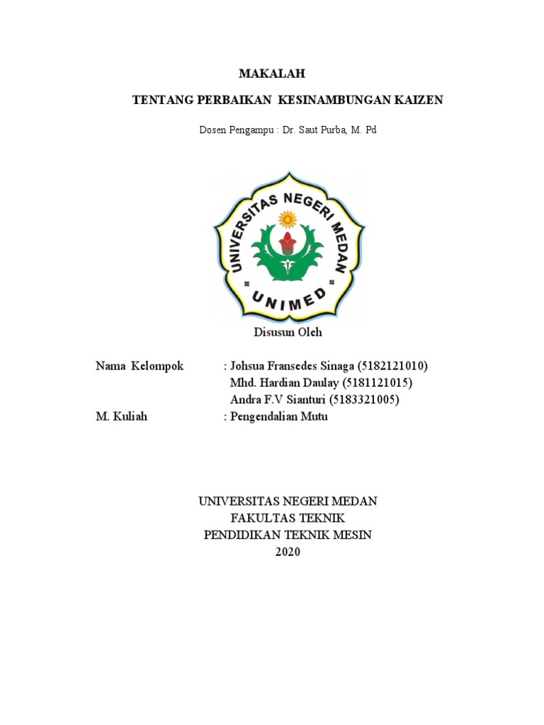 Makalah Pengendalian Mutu Kel 1 | PDF