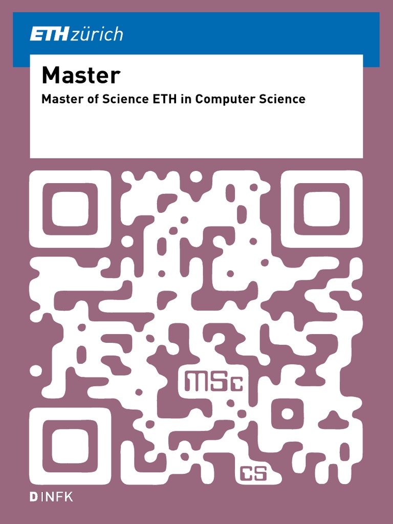 Master's in Computer Science at Top-Ranked ETH Zurich | PDF | Computer ...
