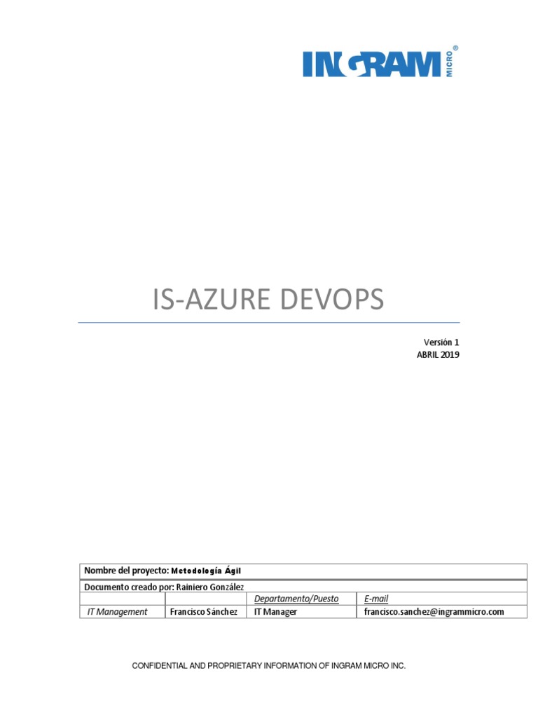 Metodología Ágil en Azure DevOps | PDF | Control de versiones | Software de la aplicacion