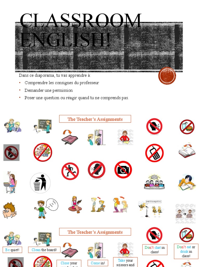 Classroom English | PDF