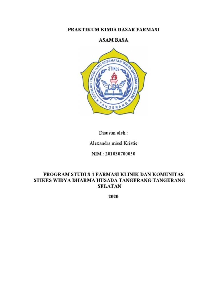 ALEXANDRA MISEL - 201030700050 Asam Basa | PDF