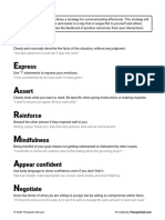 DEAR MAN GIVE FAST Worksheet PDF | PDF | Borderline Personality ...