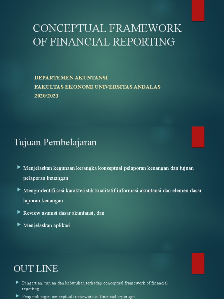 Conceptual Framework of Financial Reporting | PDF