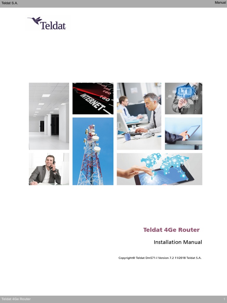 Teldat 4ge Router: Installation Manual | PDF | Antenna (Radio) | Power ...