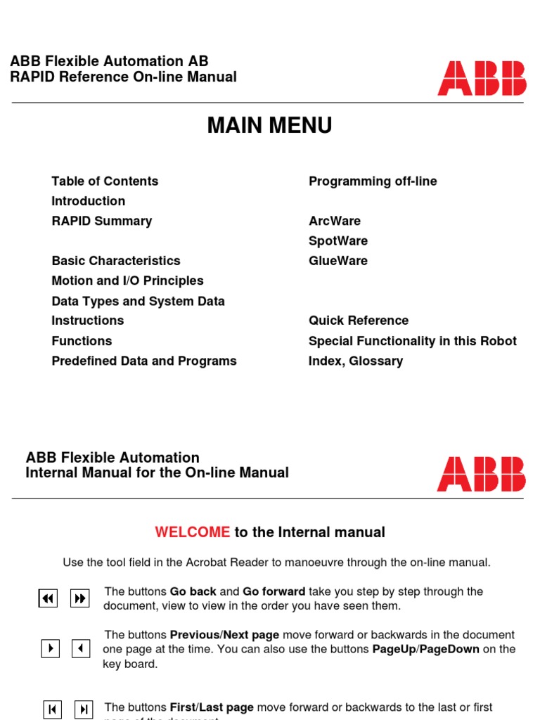 Manual Completo de RAPID | PDF | Subroutine | Trigonometric Functions