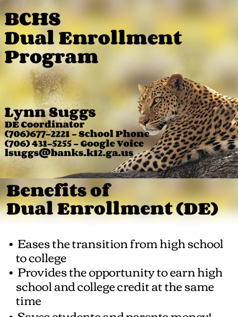 Dual Enrollment Presentation 2020-21 | PDF | Course Credit | Academic ...