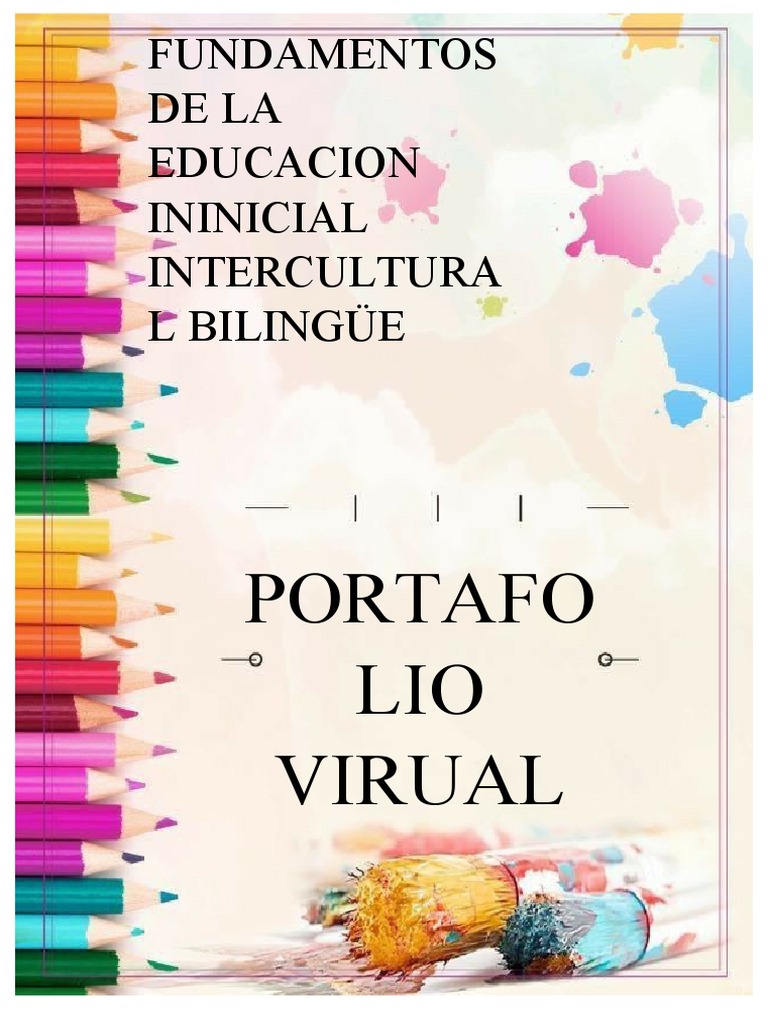 Portafolio de Fundamentos de La Educacion | PDF | Evaluación | Plan de ...