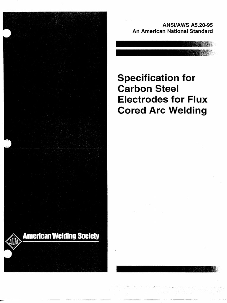 Ansi-Aws A5.20-95 | PDF | Welding | Construction