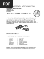 Rodent Checklist | PDF | Disinfectant | Rodent