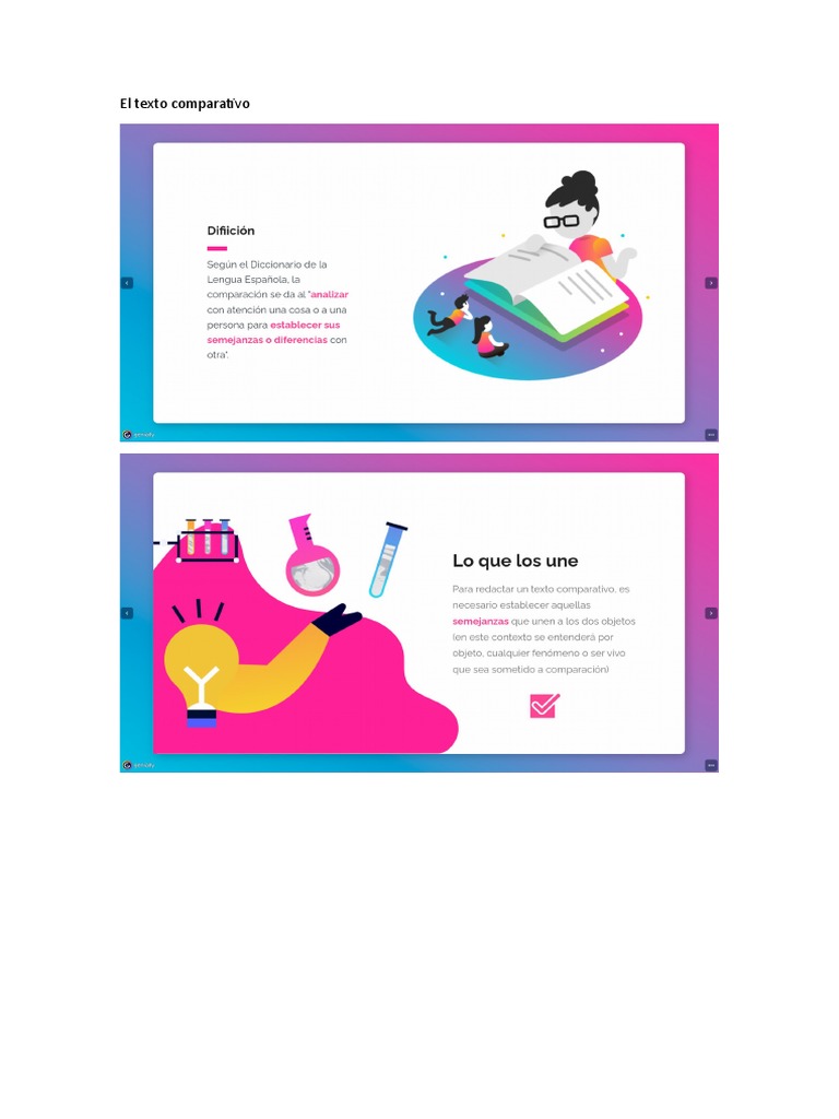 El Texto Comparativo | PDF